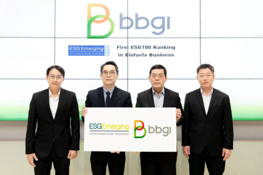 BBGI หนึ่งเดียวธุรกิจเชื้อเพลิงชีวภาพ (Biofuel) รับรางวัล ESG100 ประจำปี 2567 | BBGI